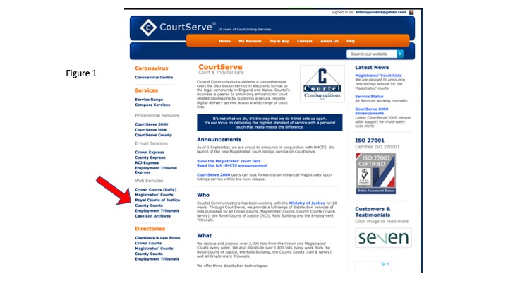 How to use CourtServe – Promoting Open Justice in the Court of Protection