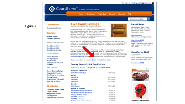 How to use CourtServe – Promoting Open Justice in the Court of Protection