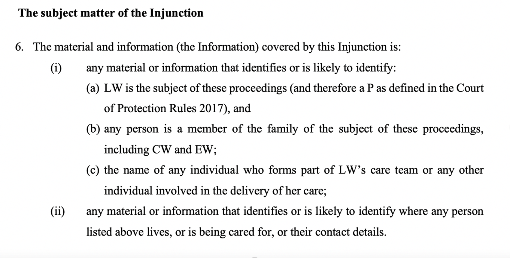 Application to name a protected party in the context of ‘jigsaw ...