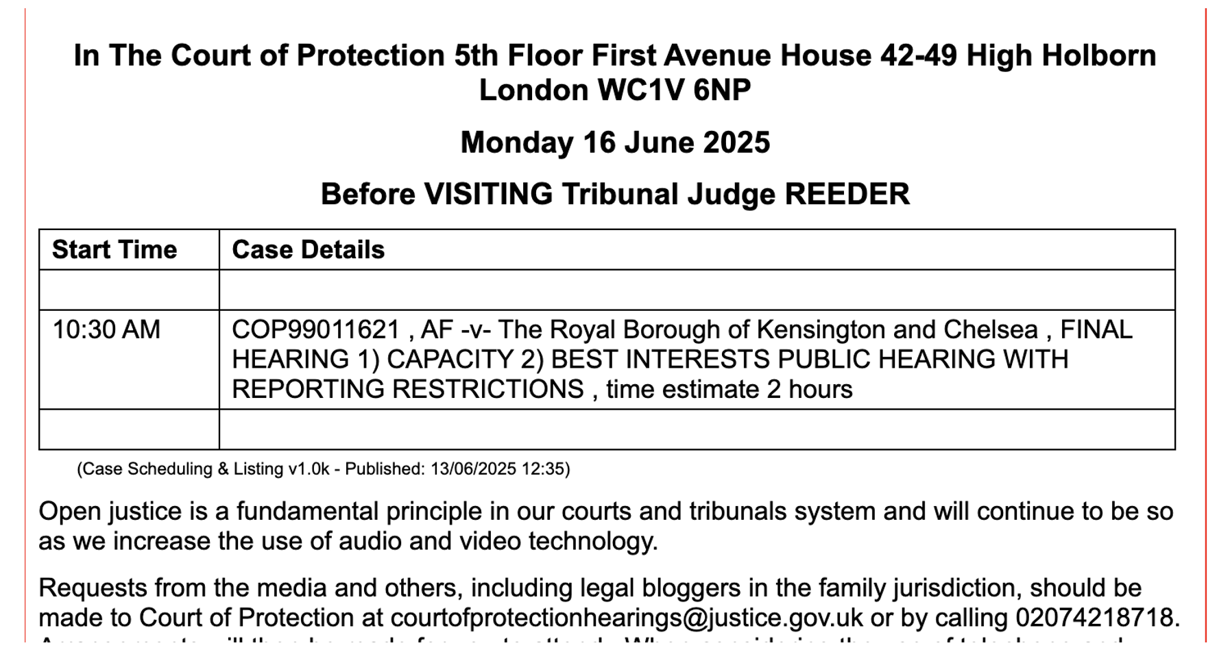 “Does that mean I am off the hook?”: A successful s21a Deprivation of ...